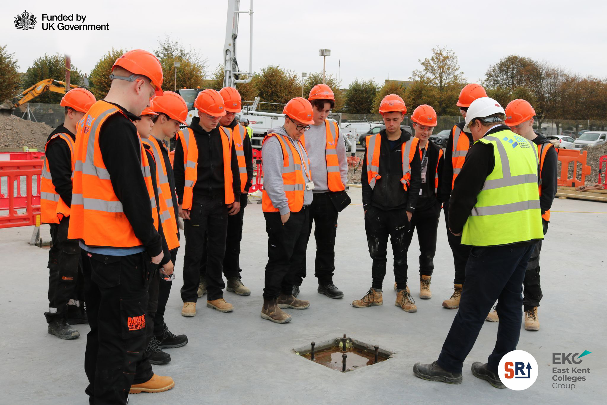 EKC Sheppey College students visit Beachfields construction site - EKC ...