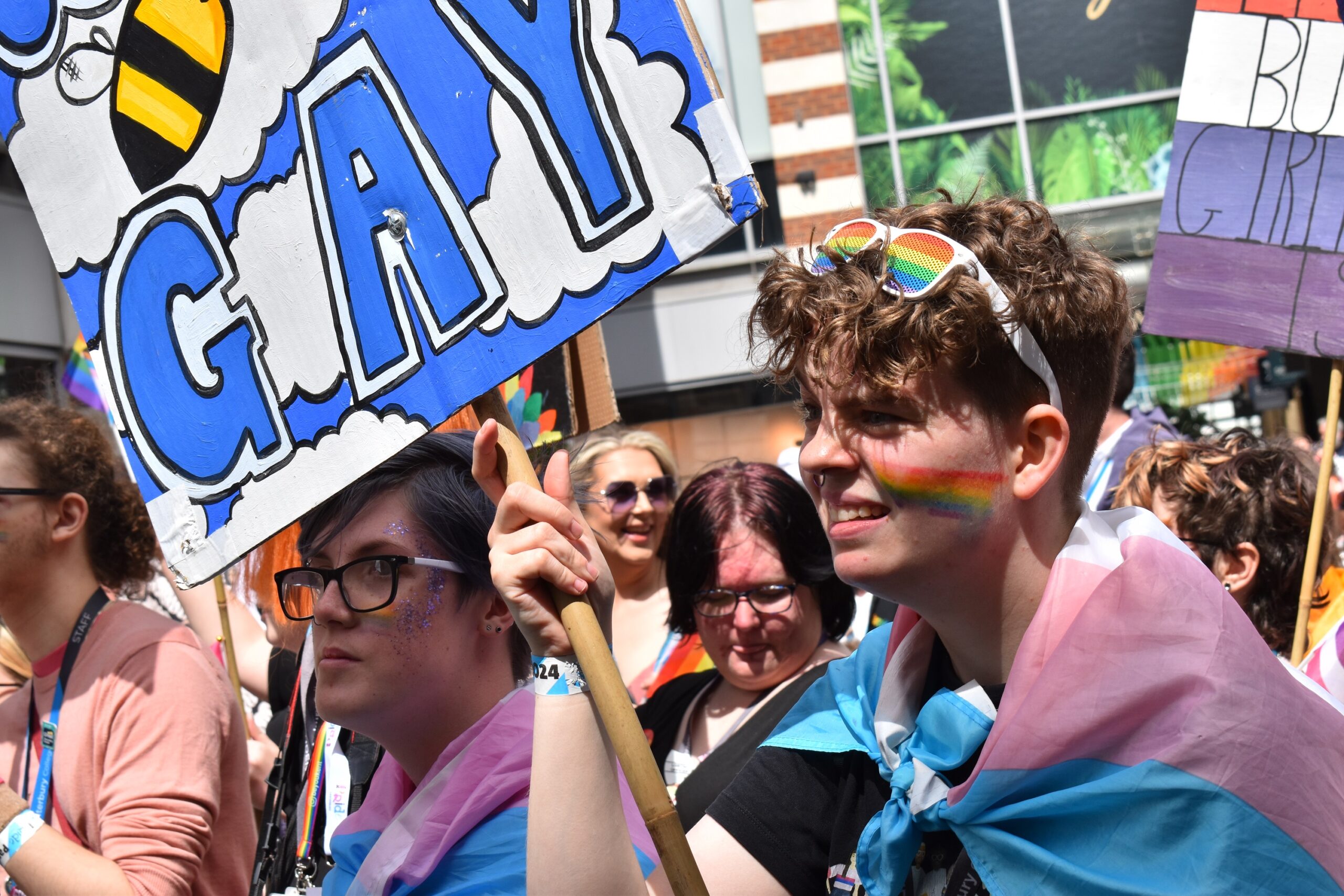 Marching for Pride - 2024 - Canterbury College