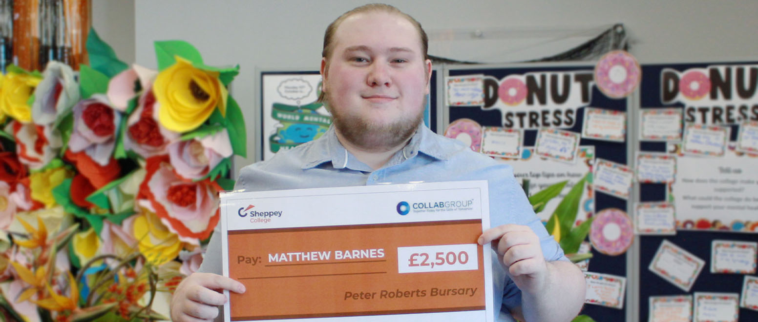 Computing student wins prestigious national Bursary - Sheppey College