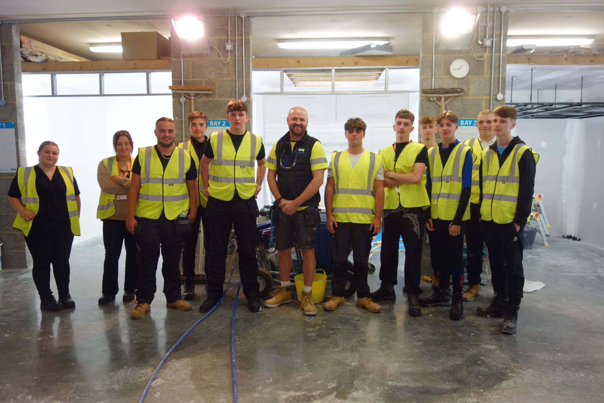 Carpentry students make first-week impact at major Construction company ...