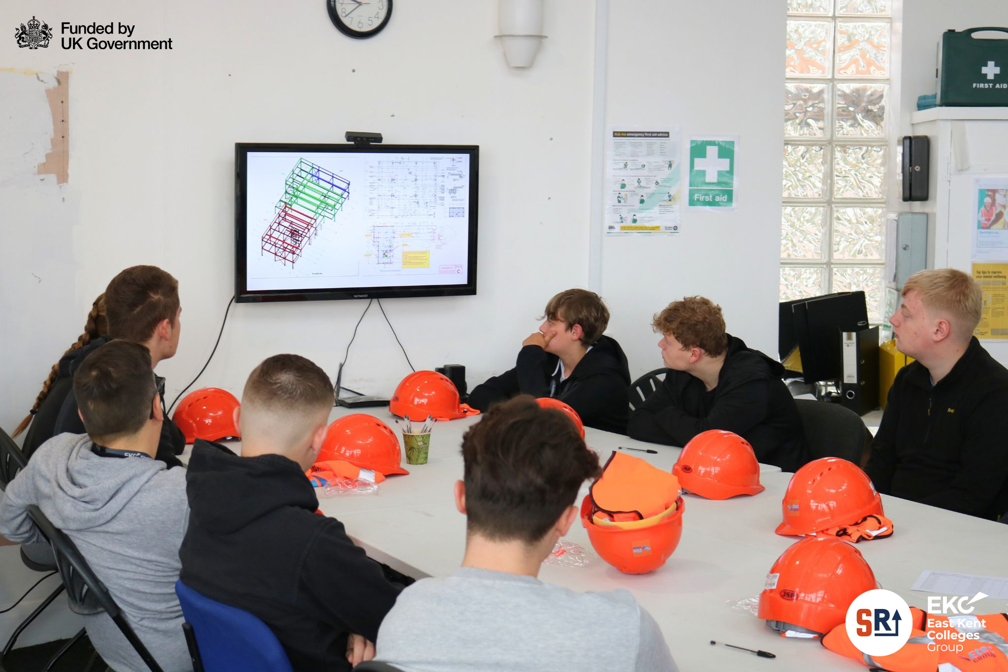 EKC Sheppey College students visit Beachfields construction site ...