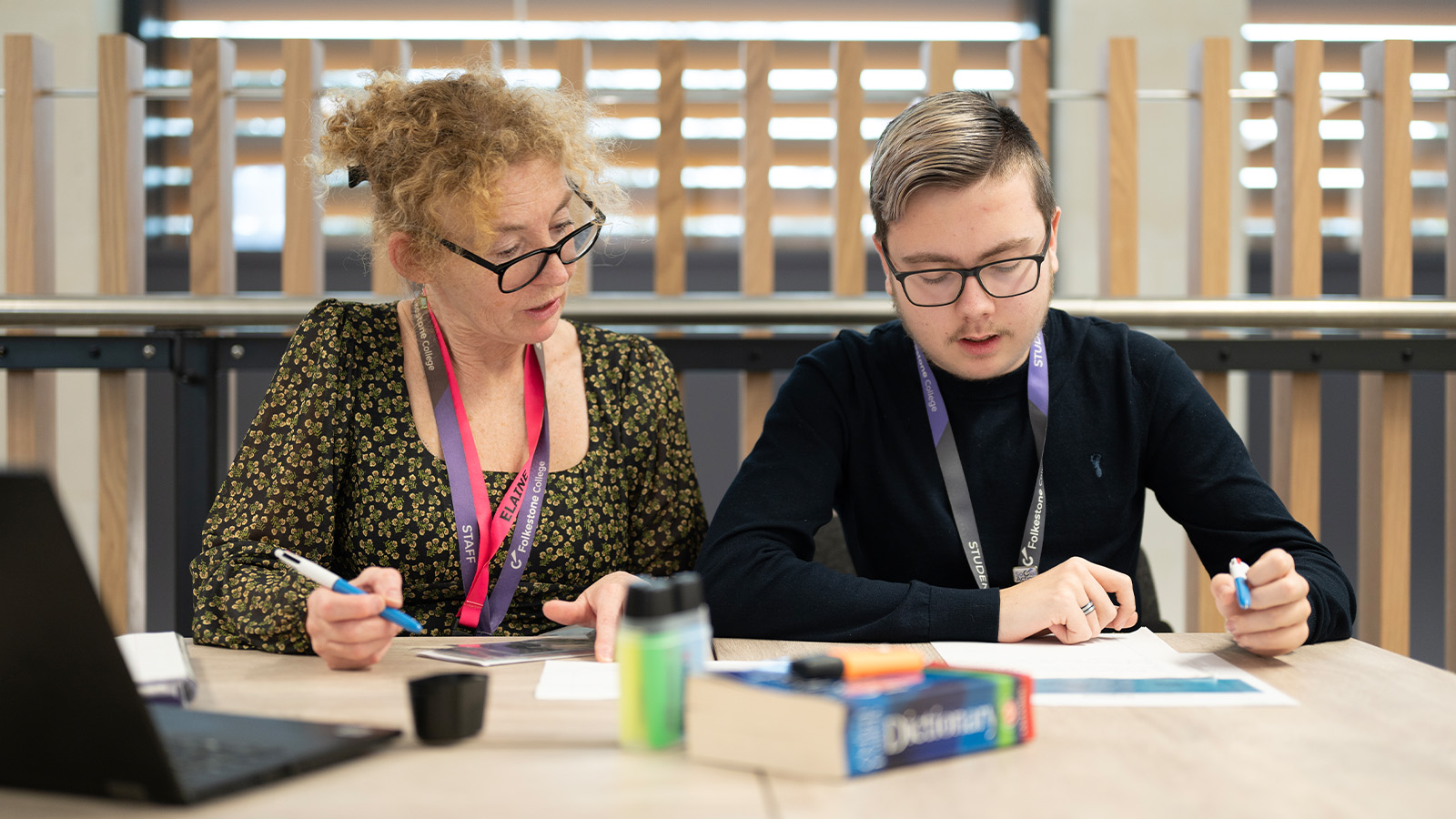 Waiting for Exam Results - Folkestone College