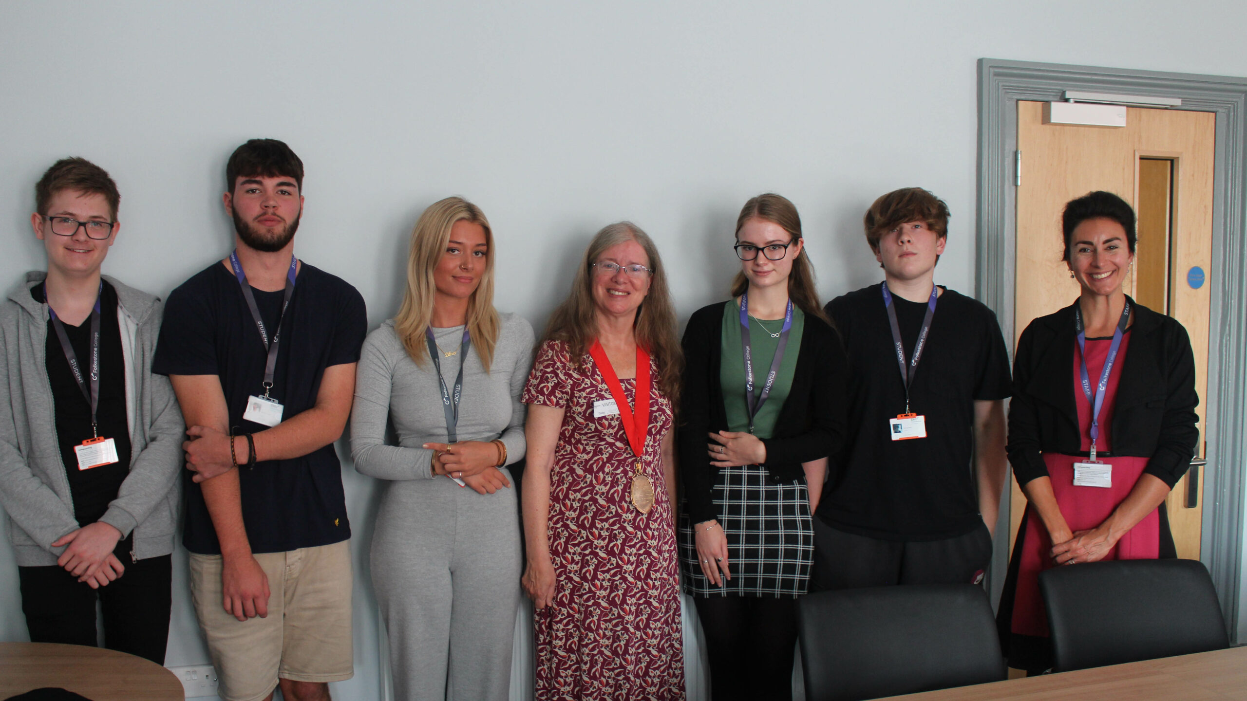 Business T Level students meet Folkestone Mayor to talk about ...